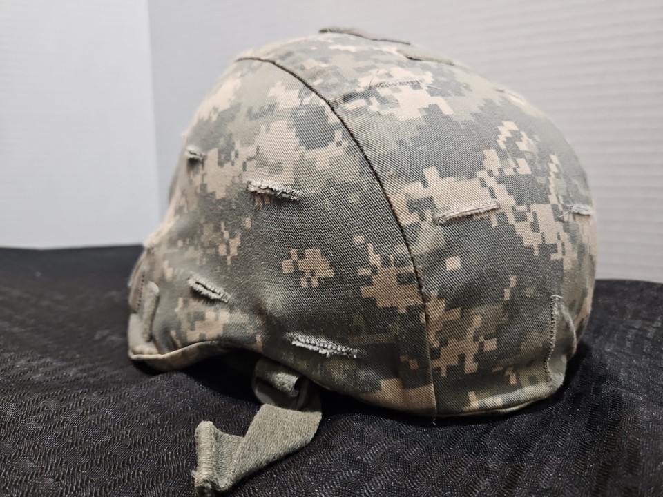 MSA ADVANCED COMBAT HELMET ARMY MADE WITH KEVLAR W911QY–05–D-0002 SMALL ...