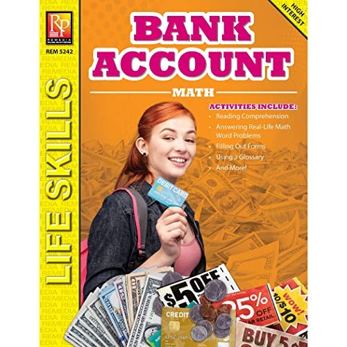 Bank Account Math: Life Skills Math Series | eBay