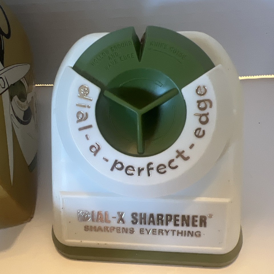 Vintage Dial x Perfect Edge Sharpener Dial Knife Scissor Shear Cap ...