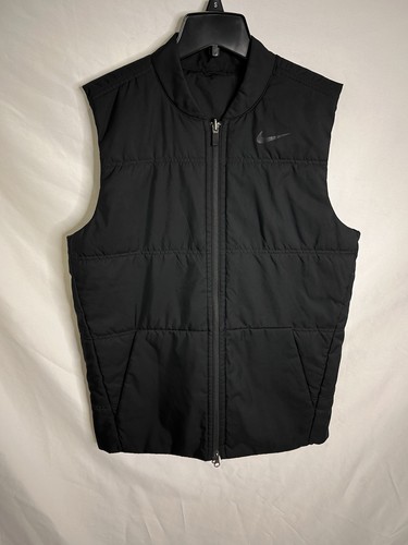Nike Reversible Golf Vest Men's Size M Synthetic Fill Core Black 932303 ...