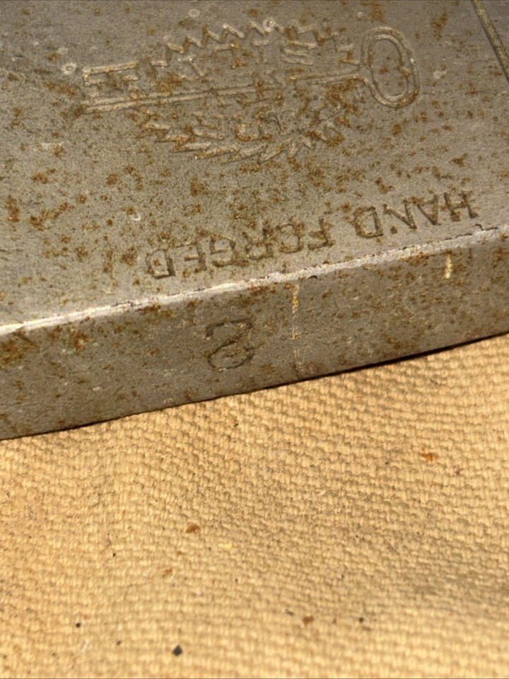 ANTIQUE Hand Forged Hickory Shaft Bur Bilt Andy Robertson Golf Irons ...