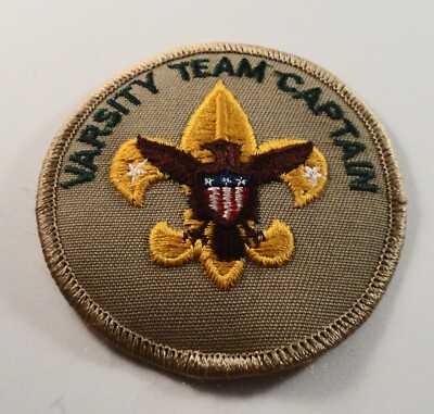 3" Old BSA Position Patch: VARSITY; VARSITY TEAM CAPTAIN | eBay