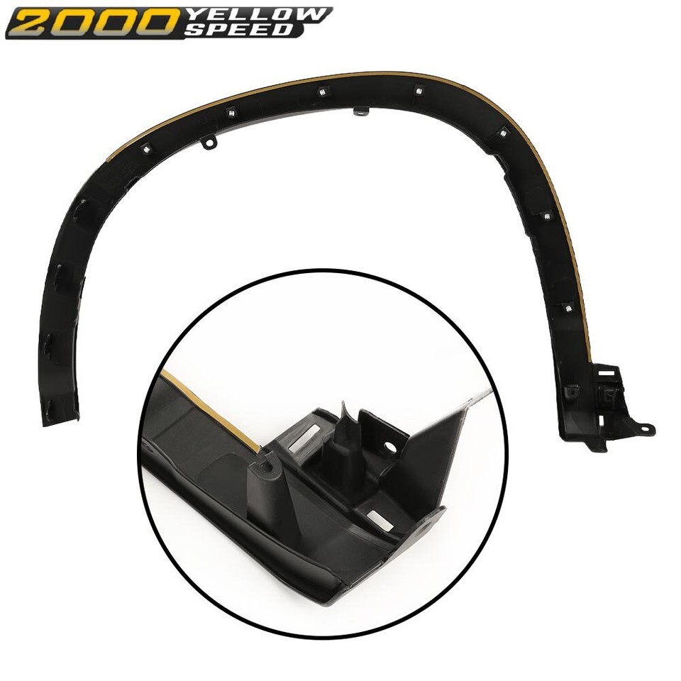 Front Wheel Well Arch Molding Fender Flares Fit For 2014-2019 Toyota ...
