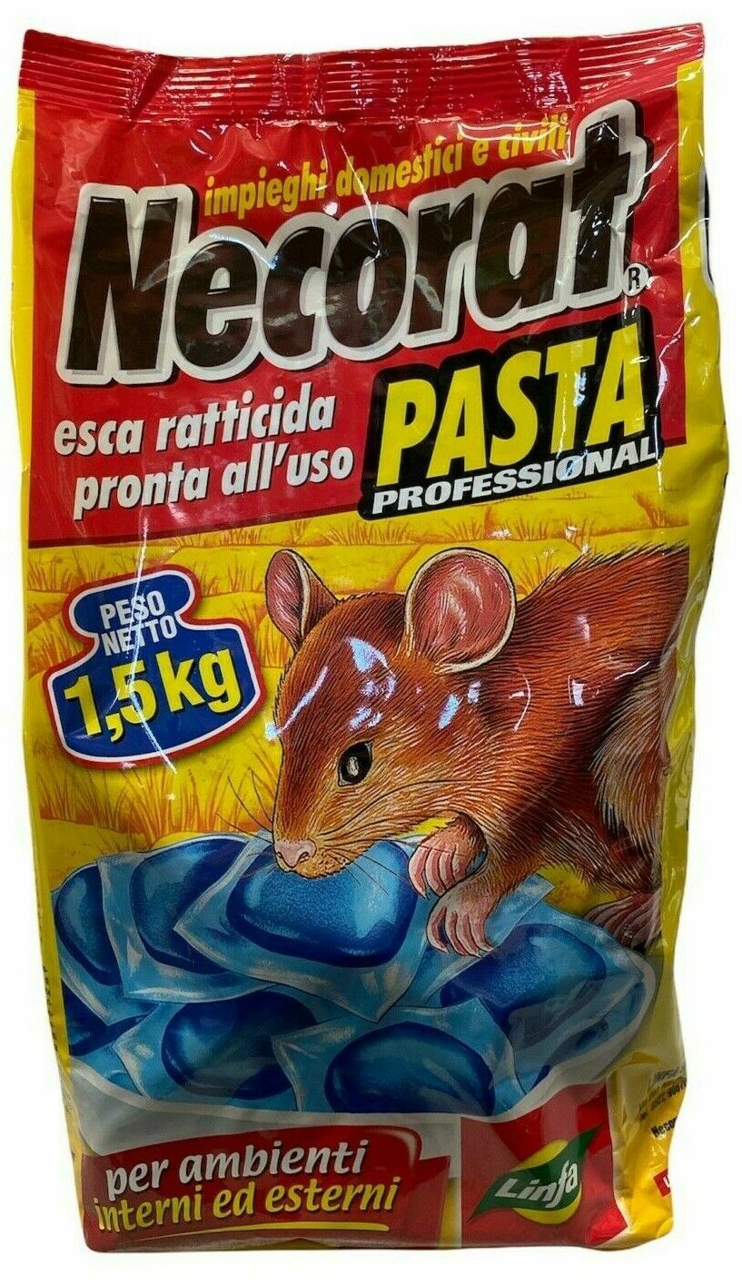 Veleno per topi professionale esca ratticida topicida rodenticida esche ...