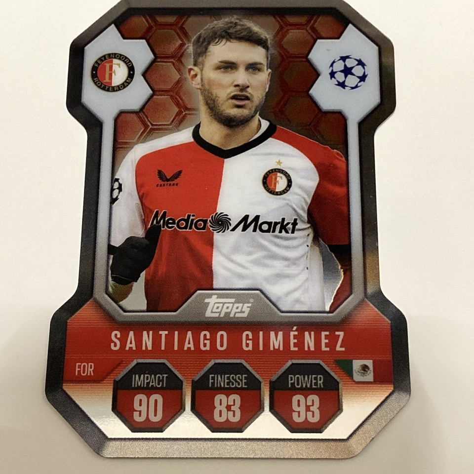 Santiago Gimenez Silver Shield Match Attax 24/25 | eBay UK