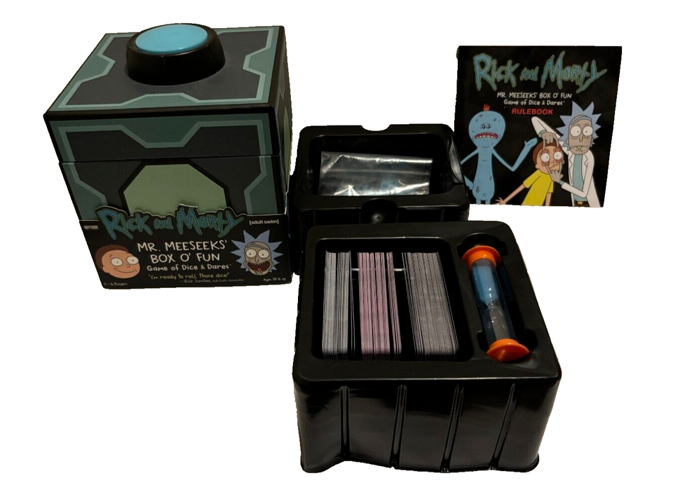 Rick And Morty Mr. Meeseeks Box O' Fun Game Of Dice & Dares (Adult Swim ...