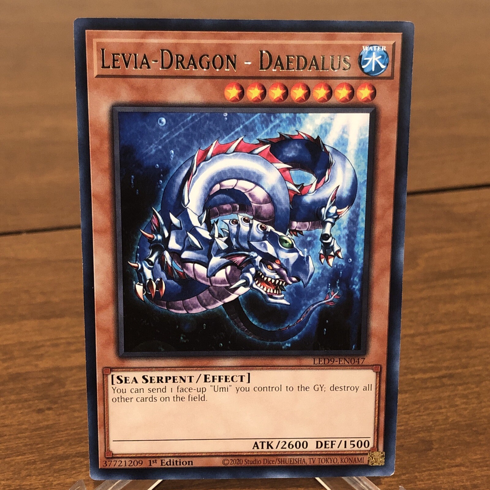 Yugioh Levia-Dragon - Daedalus Card Rare 1st Edition LED9-EN047 TCG Konami | eBay