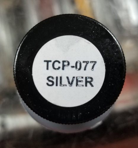 Tru Color TCP-77 SILVER PAINT - 1 oz Model Railroad Tanks Planes Cars ...