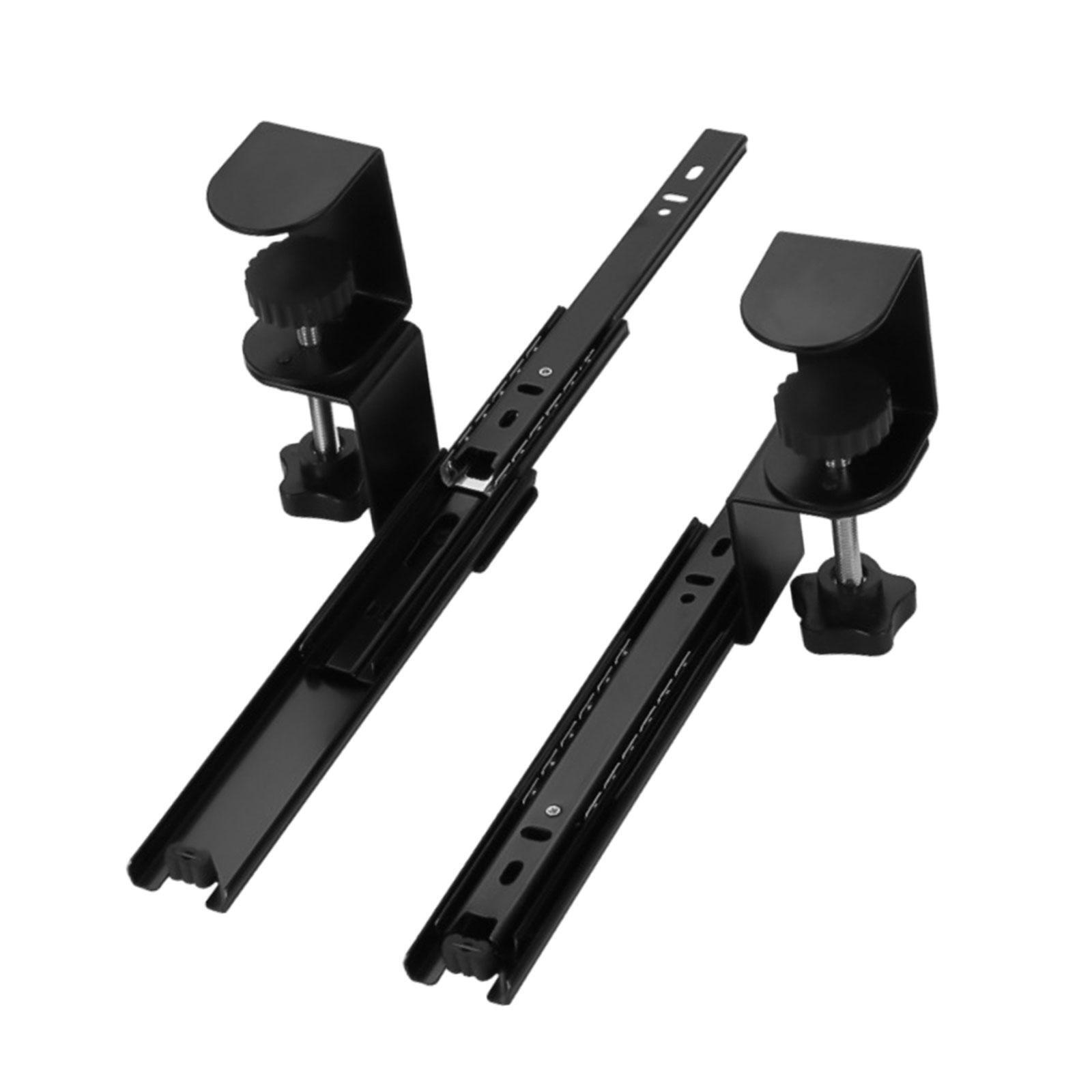 under Desk Slide Out Easy Mounting Desk Extender Tray for Typing Office ...