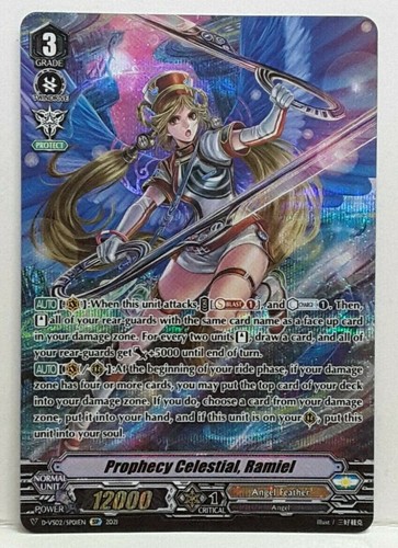 Cardfight Vanguard Prophecy Celestial, Ramiel D-VS02/SP01EN SP Angel ...