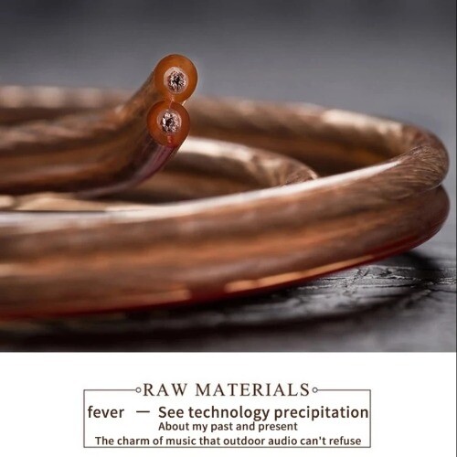 DIY Loud Speaker Cable Hi-Fi Audio Line Cable Oxygen Free Copper ...