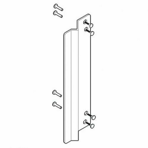 BDS Blocker Plate 09351186 275x80x2mm Strike Shield Blank Satin ...