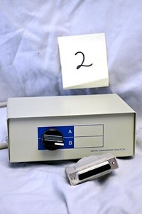 Manual Data Transfer Switch Box 2-Position 2-Port A/B 25 pin DB25 | eBay