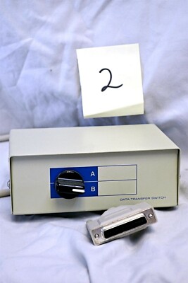 Manual Data Transfer Switch Box 2-Position 2-Port A/B 25 pin DB25 | eBay