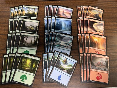 MTG Khans Of Tarkir Basic Land Playset, 4x Of Each Art (80 Total Cards ...