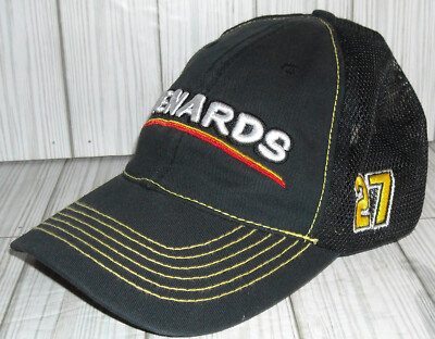 NASCAR CAR RACING MENARDS 27 BASEBALL MESH STRAPBACK ADULT HAT CAP | eBay