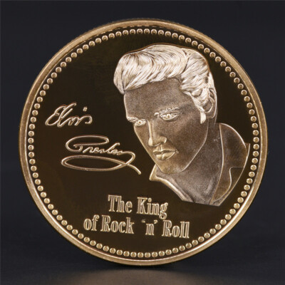 elvis Presley king of rock and roll challenge coin collectable men’s ...