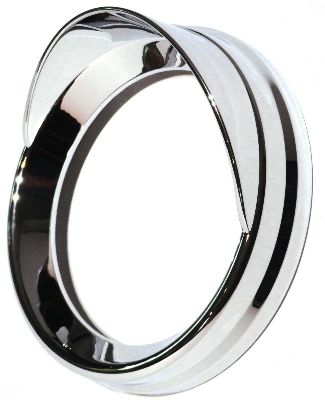 gauge cover speedo or tachometer large classic style chrome plastic for ...
