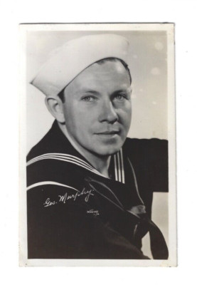 Geo. GEORGE MURPHY glossy photo Postcard~SAG President 1944-46 ...