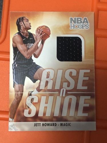 Jett Howard RS-JET Rise N Shine Patch 2023-24 NBA Hoops Panini Orlando ...