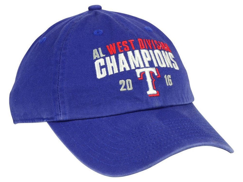 Texas Rangers '47 MLB 2016 Division Champs '47 CLEAN UP Cap Blue ...