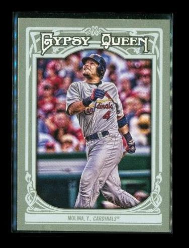 2013 TOPPS GYPSY QUEEN Baseball Trading Card #289 YADIER MOLINA ...