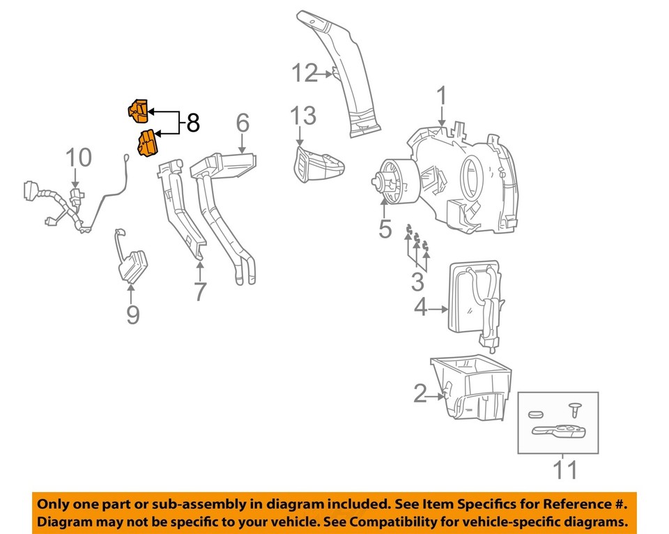 2001-2002 SUBURBAN TAHOE AUX A/C HEATER ACTUATOR NEW GM # 89018375 | eBay