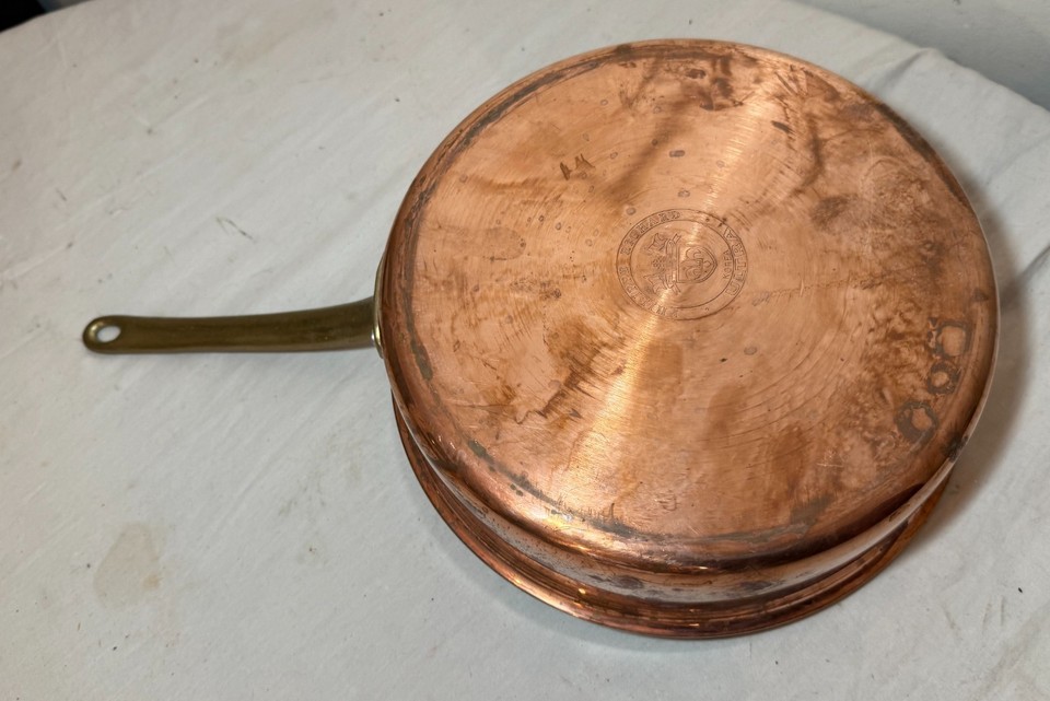 HIGH QUALITY Philippe Richard Ultra handmade thick copper brass cooking ...