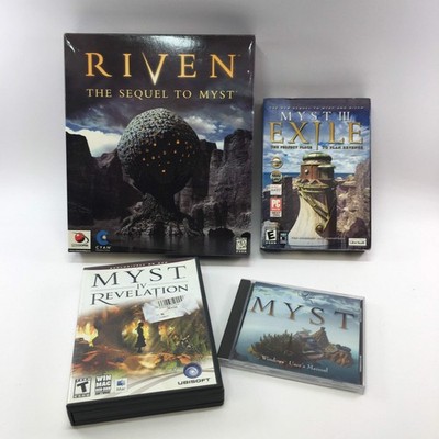 Myst Bundle[Myst, Myst III Exile (Factory Sealed), Myst IV Revelation ...