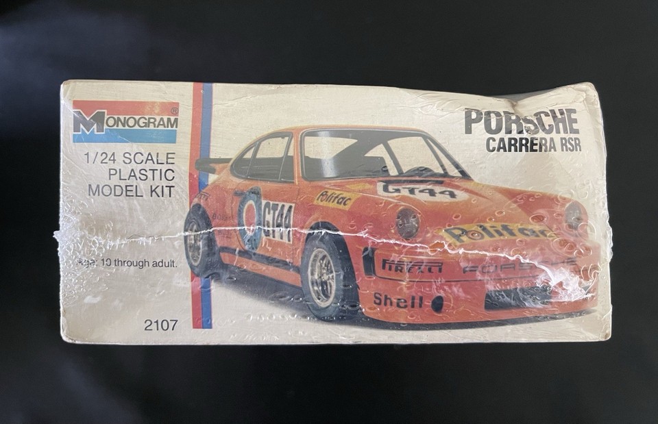 New Sealed Monogram 1/24 Porsche 911 Carrera RSR Model Kit No. 2107 | eBay