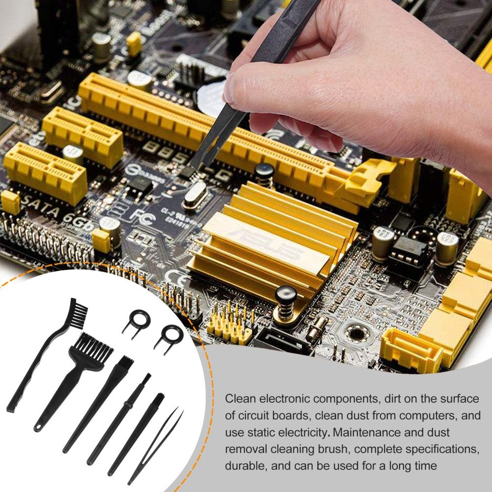 1 Set/8pcs Anti-static Computer Keyboard Cleaning Dusting Gap Cleaner ...