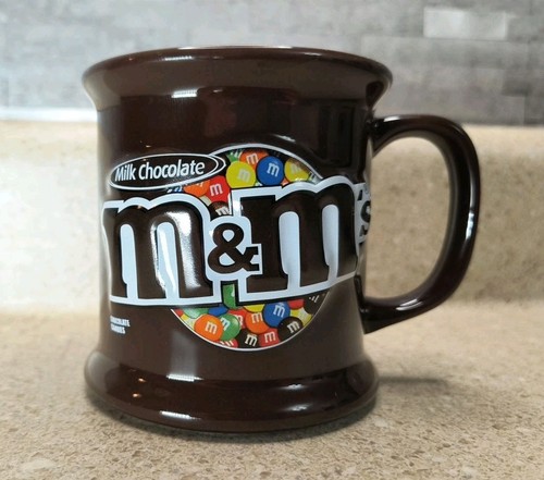 Vintage Mars M & M Milk Chocolate Candies Coffee Mug Brown Cup 2005 ...