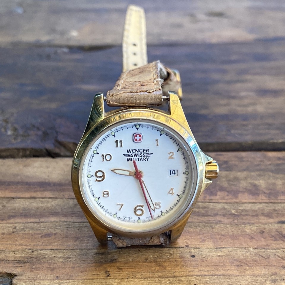 Wenger Swiss Military Women's Watch Brown Leather 79240 | eBay