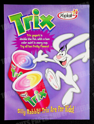 Trix Yogurt Yoplait General Mills Cereal 2007 Print Magazine Ad Poster ...