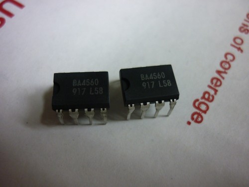 BA4560 BY ROHM DIP-8 IC OPAMP DUAL FOR OLDER PHOENIX GOLD AMPS, X2 ...