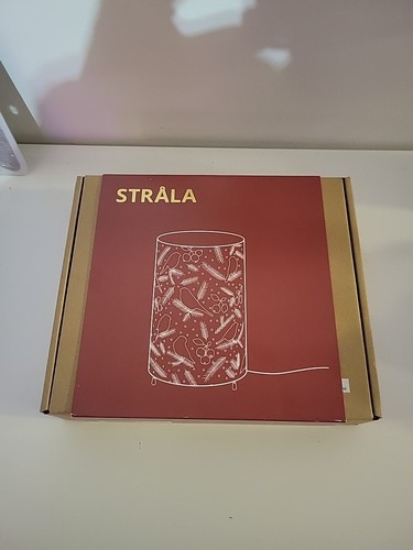 NEW Ikea STRALA VINTER 2021 Table lamp Bird Rice Paper Christmas ...