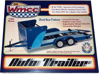 Wes's Model Car Corner 1/25 Scale Auto Trailer kit | eBay