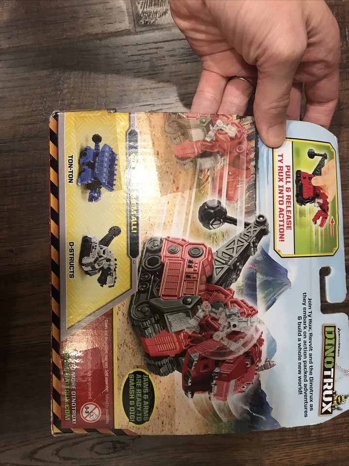 2015 Dinotrux Ty Rux 6.5” - Brand New!! Pull Back Toy | eBay
