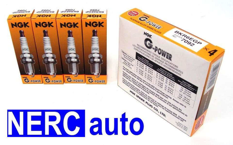 NGK G-POWER Platinum Spark Plugs TR55GP 3403 Set of 4 | eBay