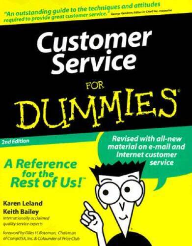 Customer Service For Dummies (For Dummies (ComputerTech)) - Paperback ...