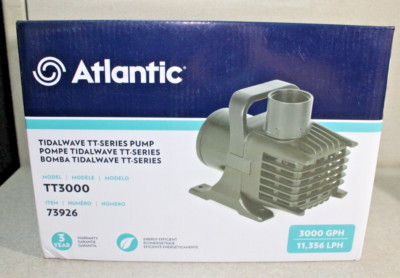 Atlantic TidalWave TT-Series TT3000 3000 GPH Energy Efficient Pond Pump ...