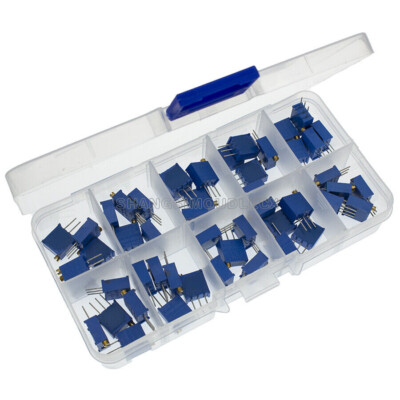 3296W Multi-turn trimmer potentiometer 3296 Variable Resistor Kits With ...