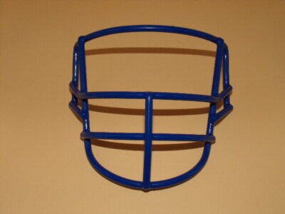 BLUE REPLACEMANT METAL MINI HELMET FACE MASK EXTENDED QB STYLE VSR4 AND ...