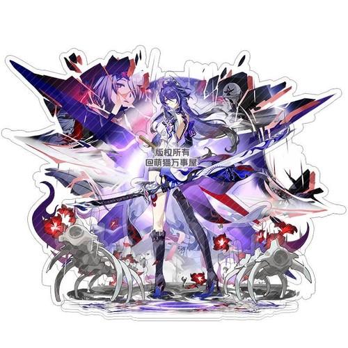 Anime Honkai: Star Rail Acheron Acrylic Desktop Stand Figure Decor ...