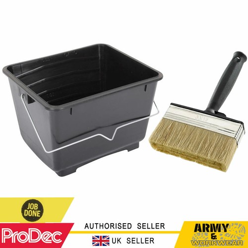 Prodec 2.5L Mini Black Plastic Scuttle Paint Kettle With Handles ...
