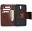 genuine real leather Case for Samsung Galaxy Mega 2 wallet credit cards ...