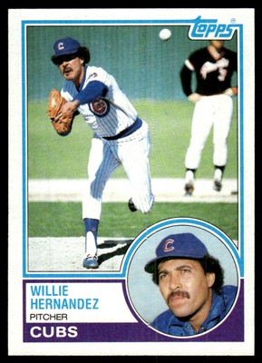 1983 Topps Willie Hernandez Chicago Cubs #568 | eBay