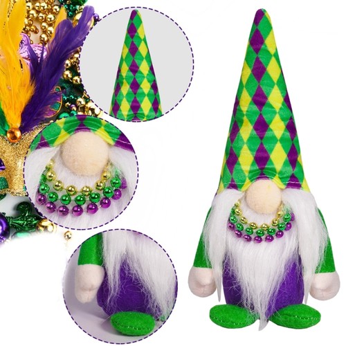 Jesters Hat Gnomes Elf Plush Dolls for Mardi Gras Gift and Desktop ...