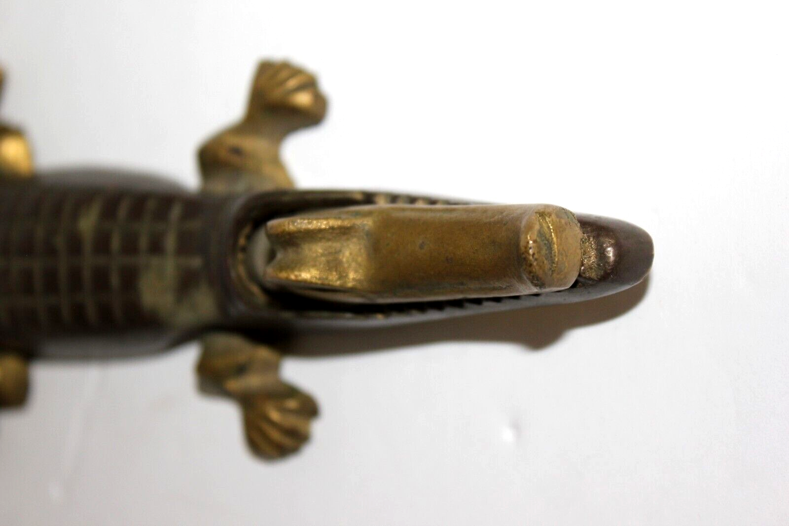 Vintage Alligator Nut Cracker Brass Solid Build | eBay