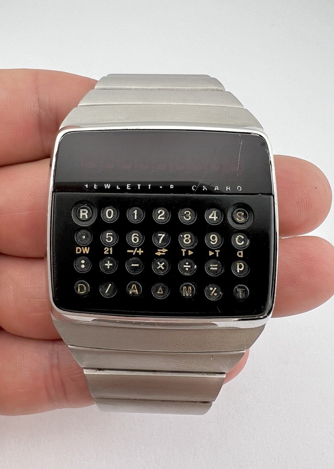 1977 Hewlett Packard HP 01 Calculator LED Digital Watch - Working | eBay
